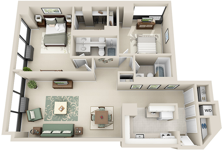 Detroit High Rise Apartments | Riverfront Towers | Amenities